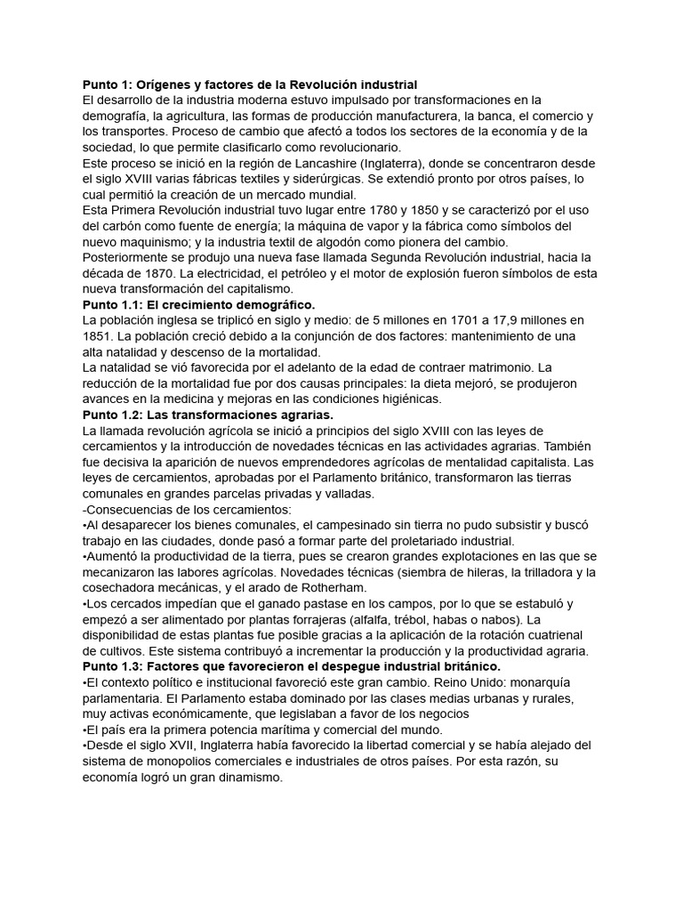 Hist Tema 2 | PDF | Agricultura | Revolución industrial