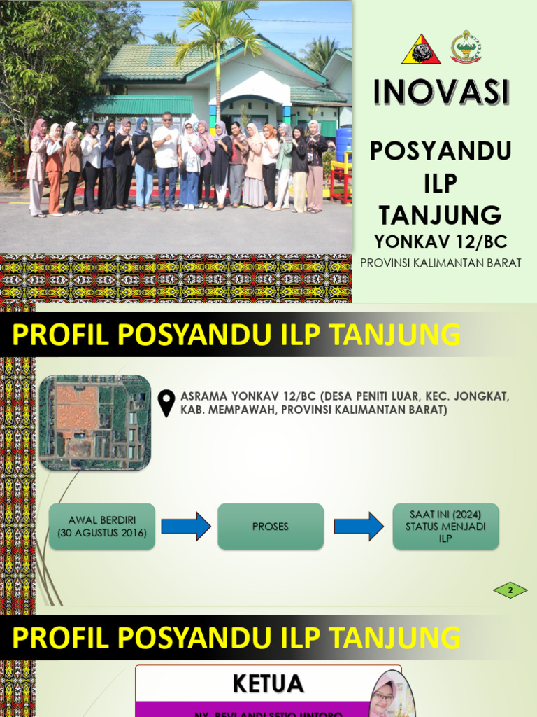 Paparan Inovasi Posyandu ILP Tanjung Yonkav 12 | PDF