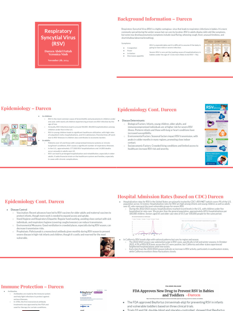 Respiratory Syncytial Virus (RSV) Final Presentation | PDF | Respiratory Diseases | Clinical ...