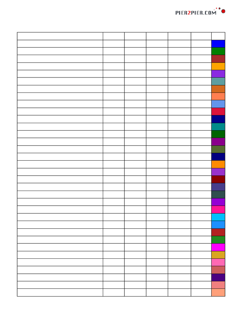 Cargo Container Packing List | PDF