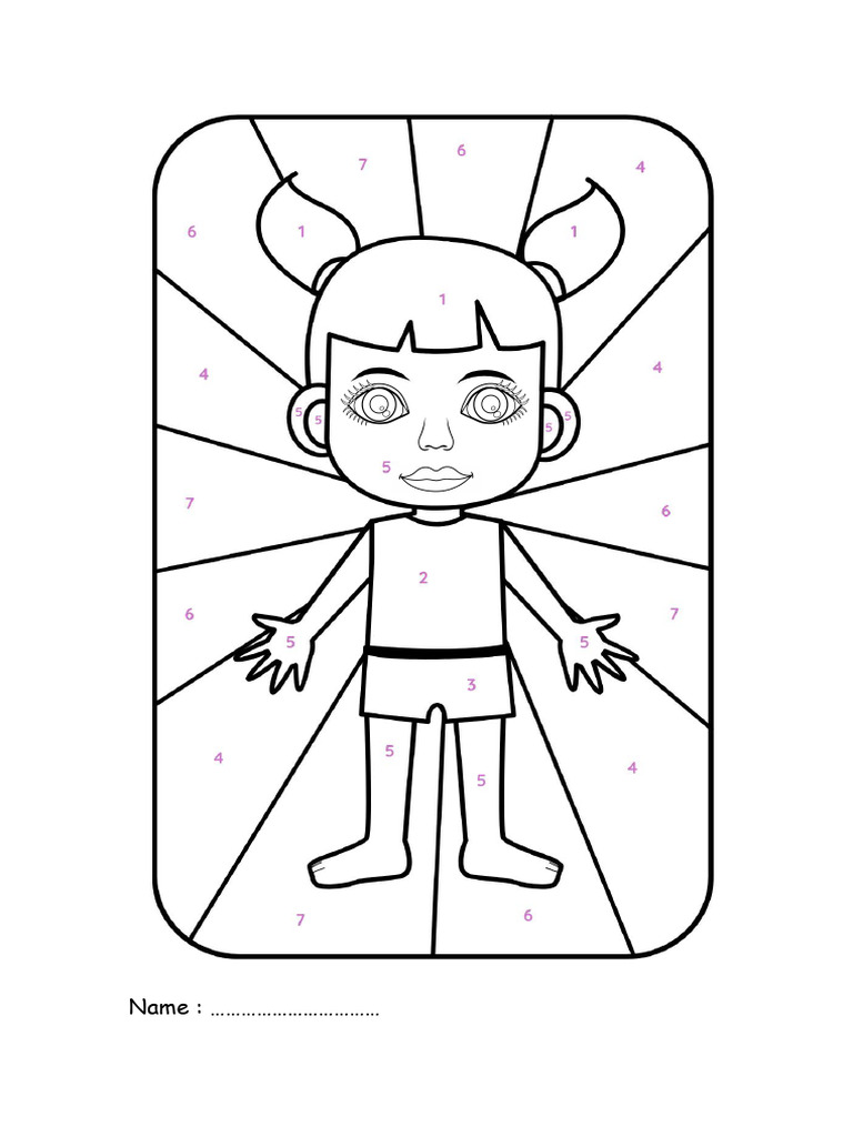 Coloring Pages The Body | PDF