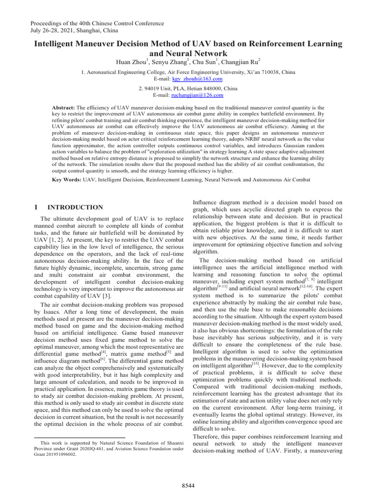 Intelligent_Maneuver_Decision_Method_of_UAV_based_on_Reinforcement_Learning_and_Neural_Network ...