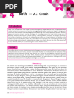Birth Summary, Explanation, Word Meanings Class 11 | PDF