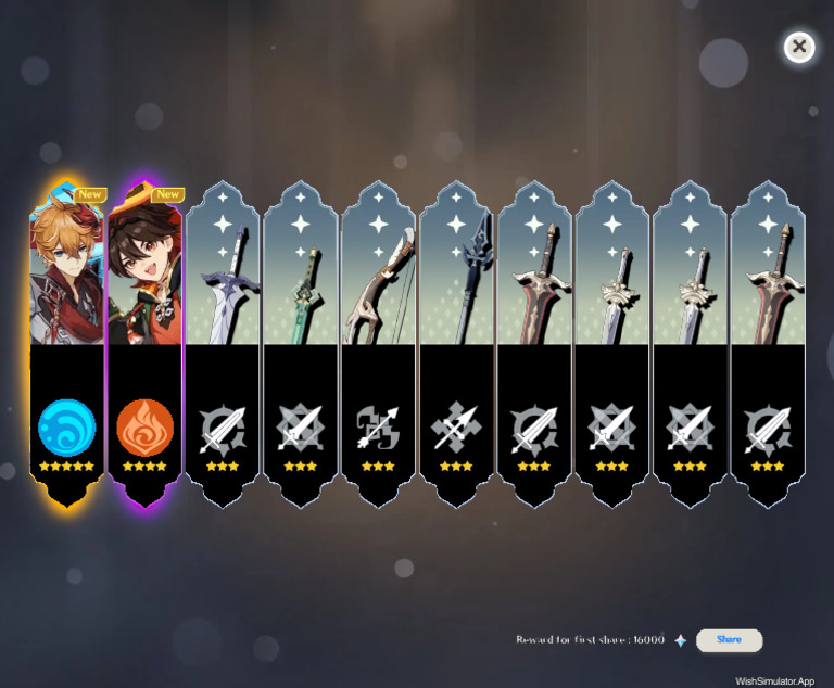 Genshin Impact Wish Simulator | PDF