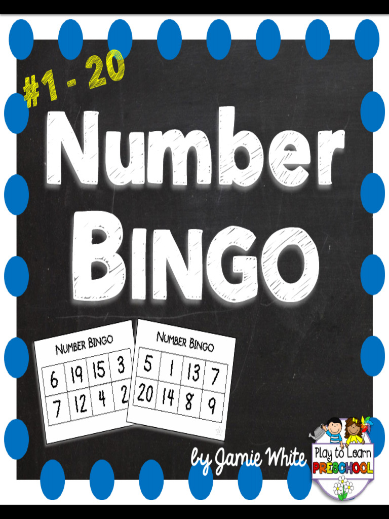 Number Bingo Calling Cards | PDF