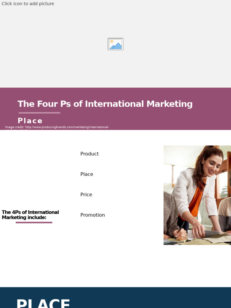 Lesson 3 4Ps of Marketing-Place | PDF | Franchising | License
