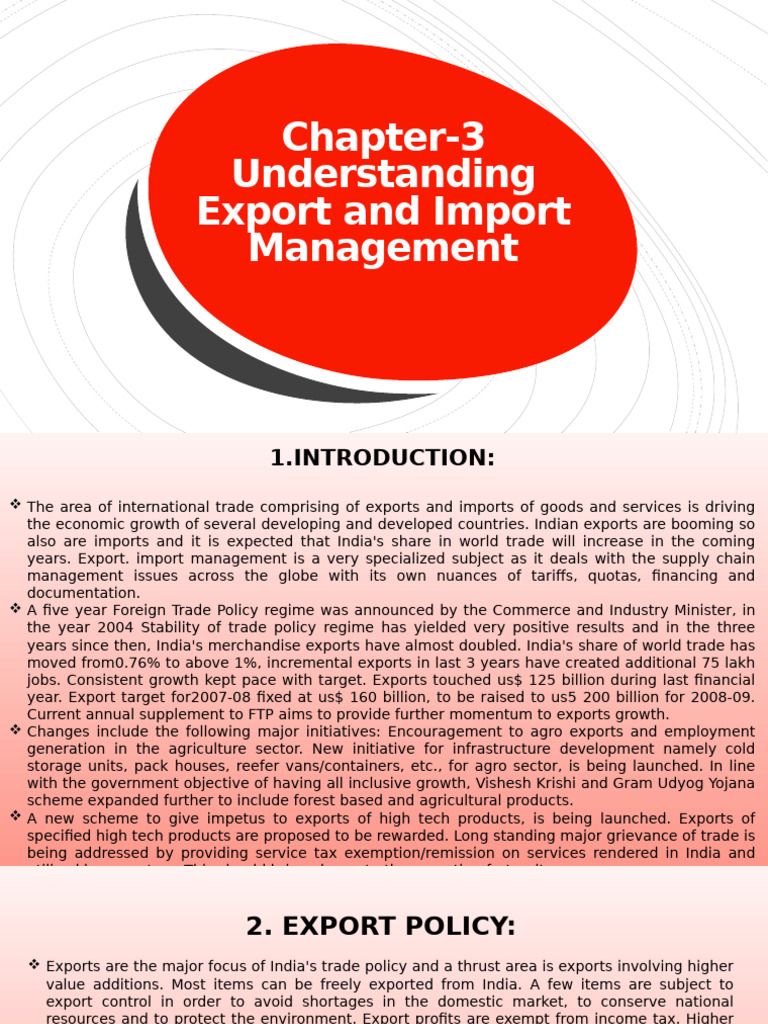 Chapter-3 Understanding Export and Import Management | PDF | Letter Of ... Chapter-3 Understanding Export and Import Management | PDF | Letter Of ...
