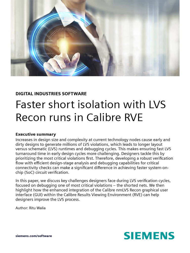 Enhancing LVS Debugging with Calibre nmLVS | PDF | Thread (Computing ...