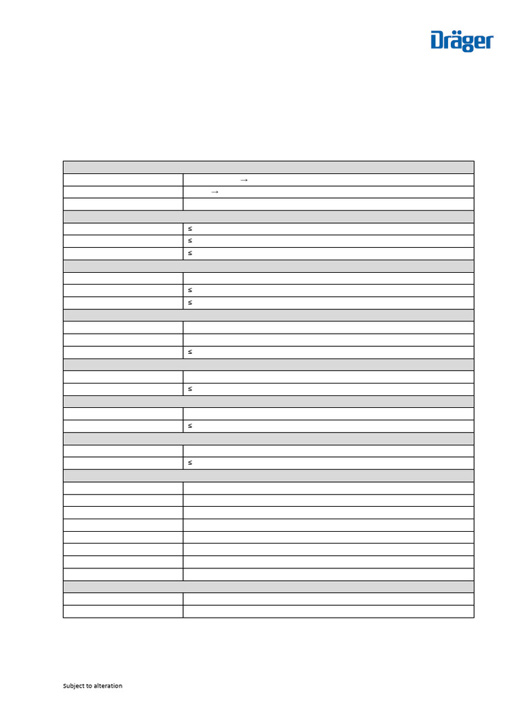 Technical Datasheet Sensor O2 LS (6809630) | PDF | Ethylene | Humidity
