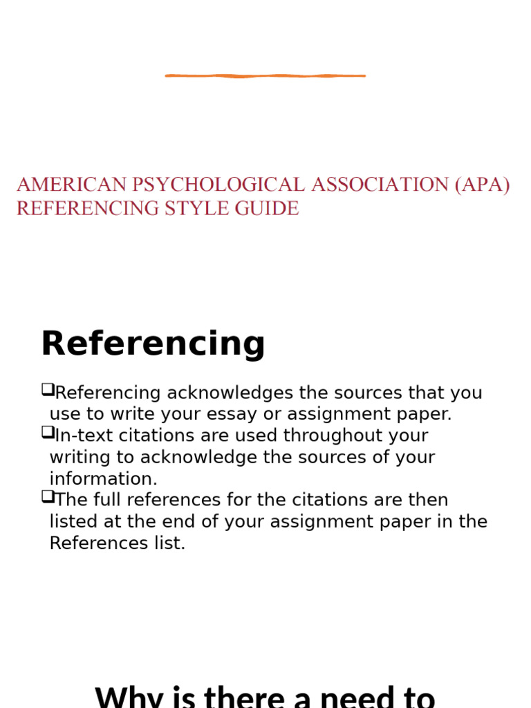 APA Citation and Referencing 2020 Guide | PDF | Citation | Bracket