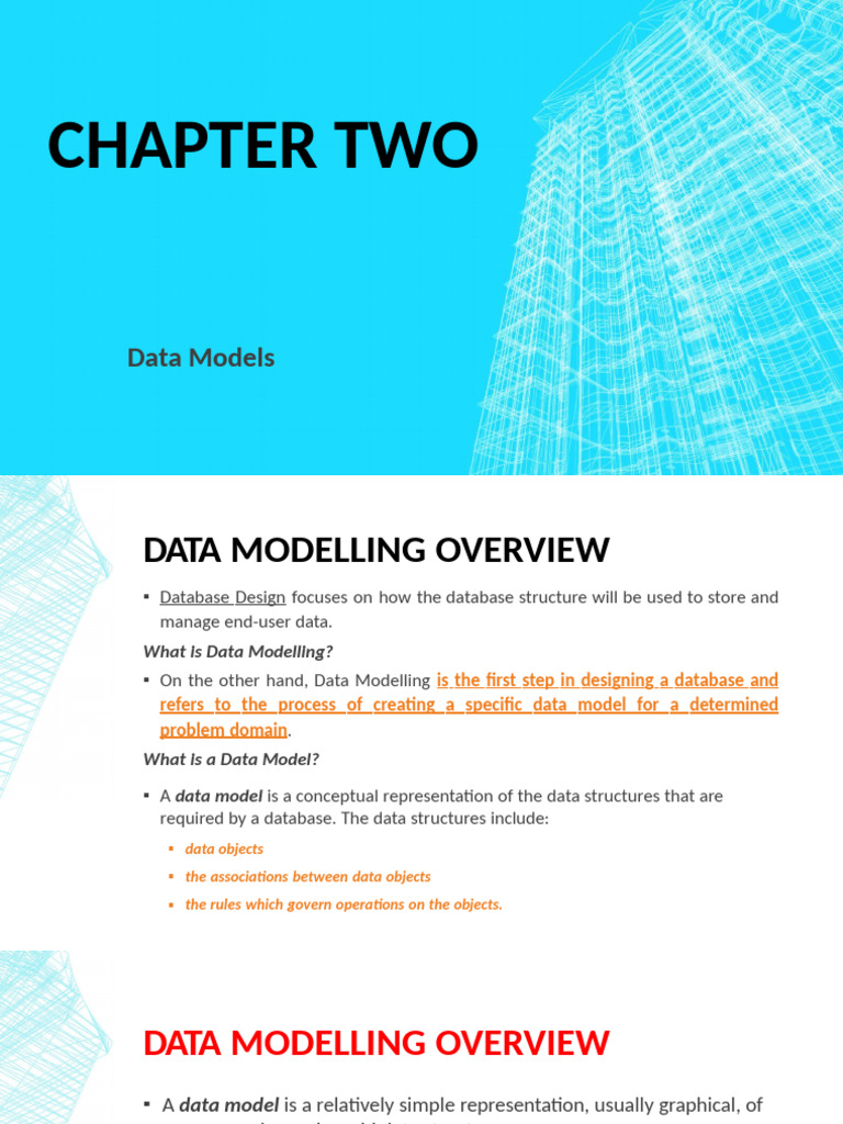 Chapter 2 Data Models | PDF | Relational Database | Relational Model