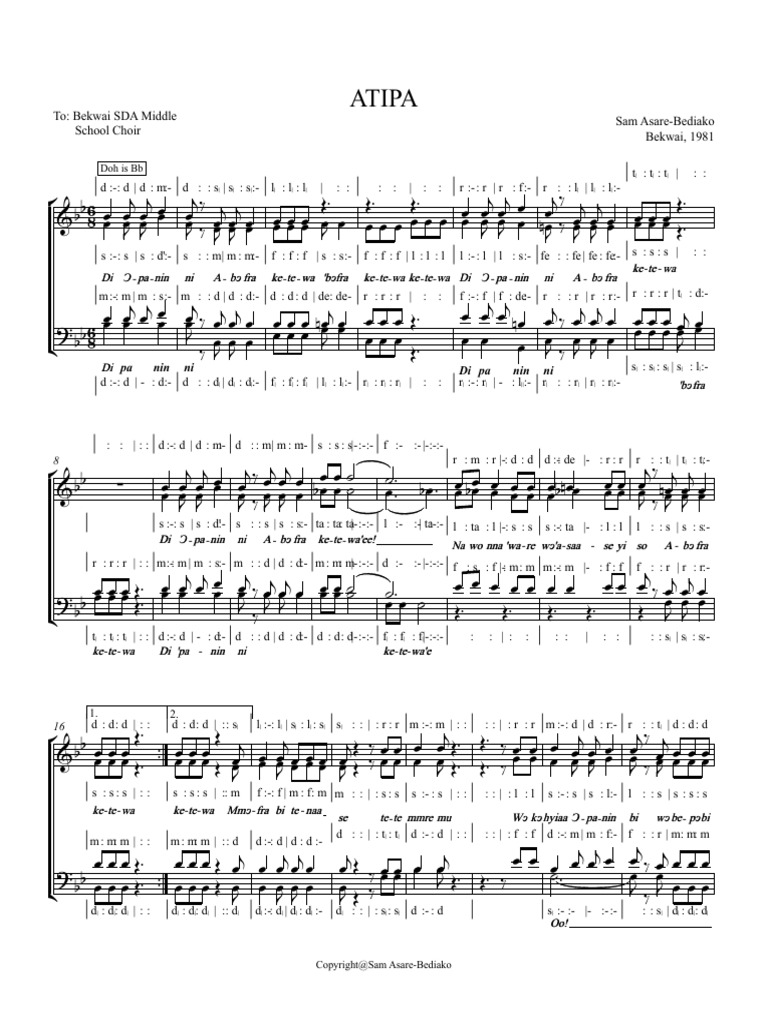 Atipa - Full Score | PDF