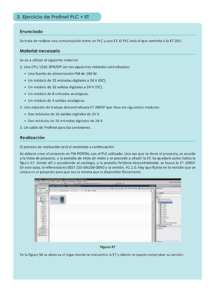 Profinet Ejercicio PLC Et200sp | PDF