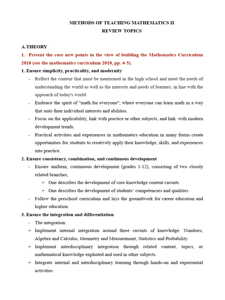 Đề Cương PP2 2023 | PDF | Mathematics | Geometry