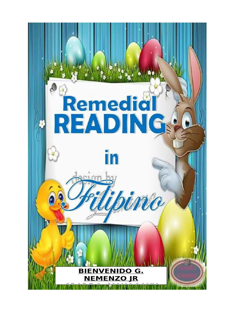 Remedial Reading Cover | PDF