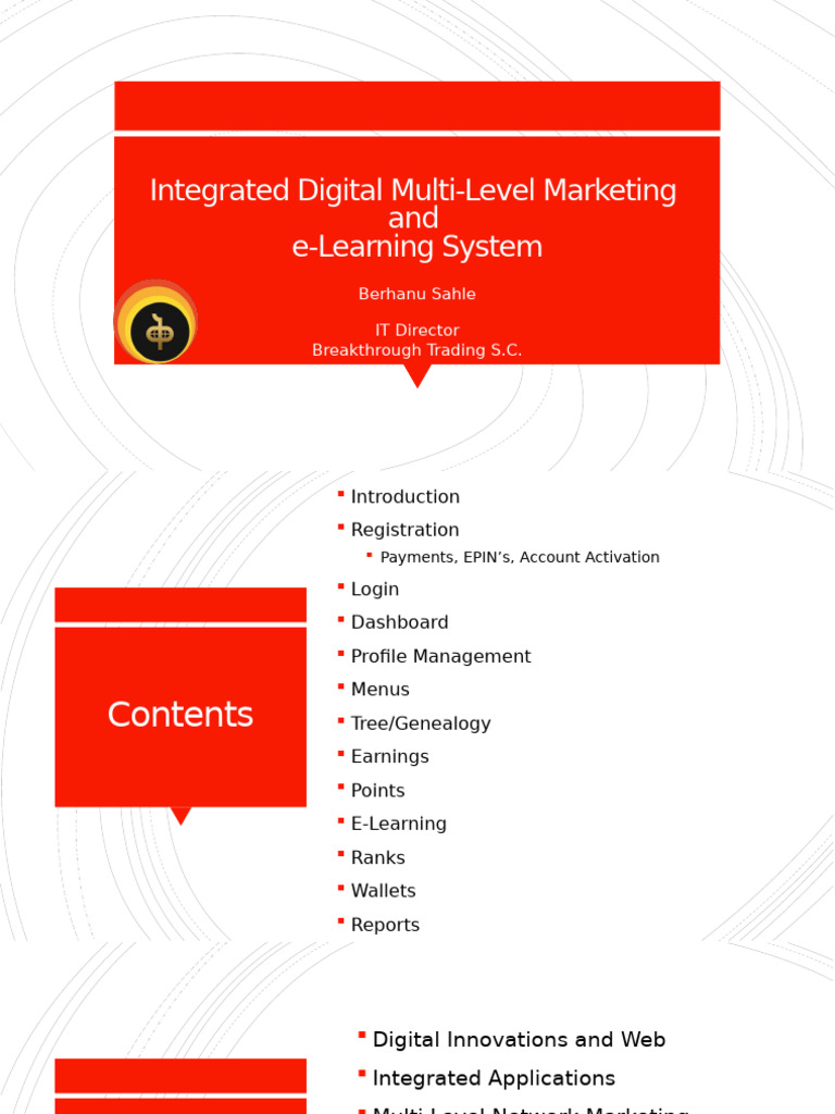 Integrated Multi-Level Network Marketing | PDF | Internet | World Wide Web