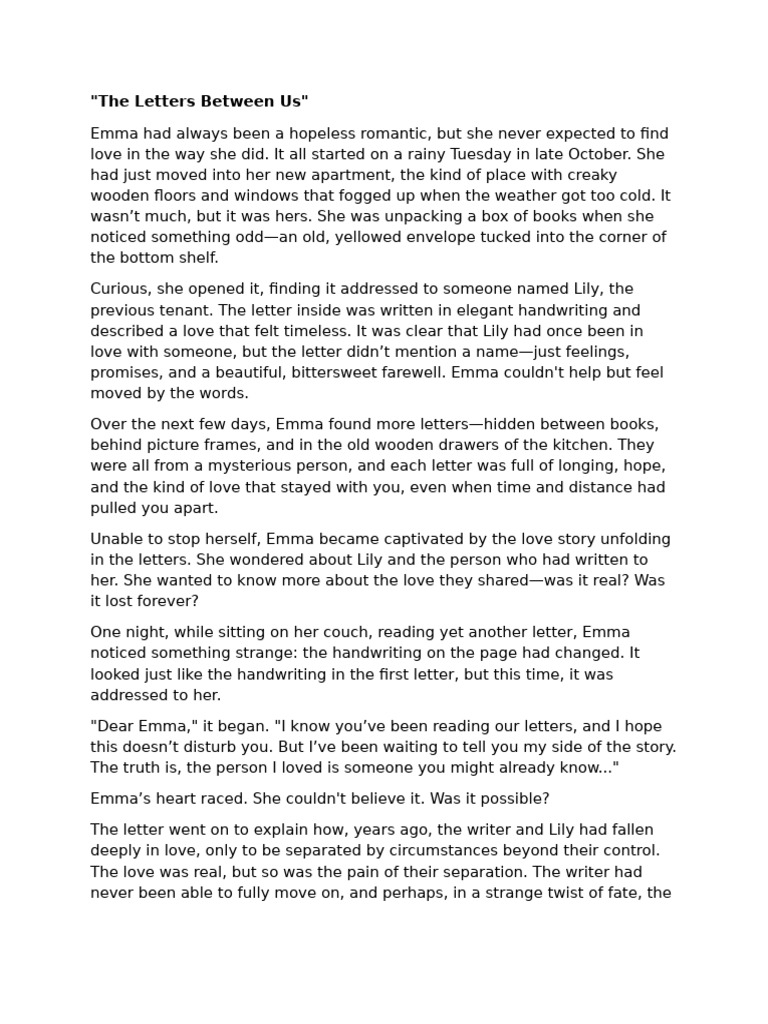 Love Letters Unveil Timeless Romance | PDF