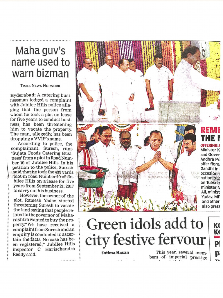 Times of India Article | PDF
