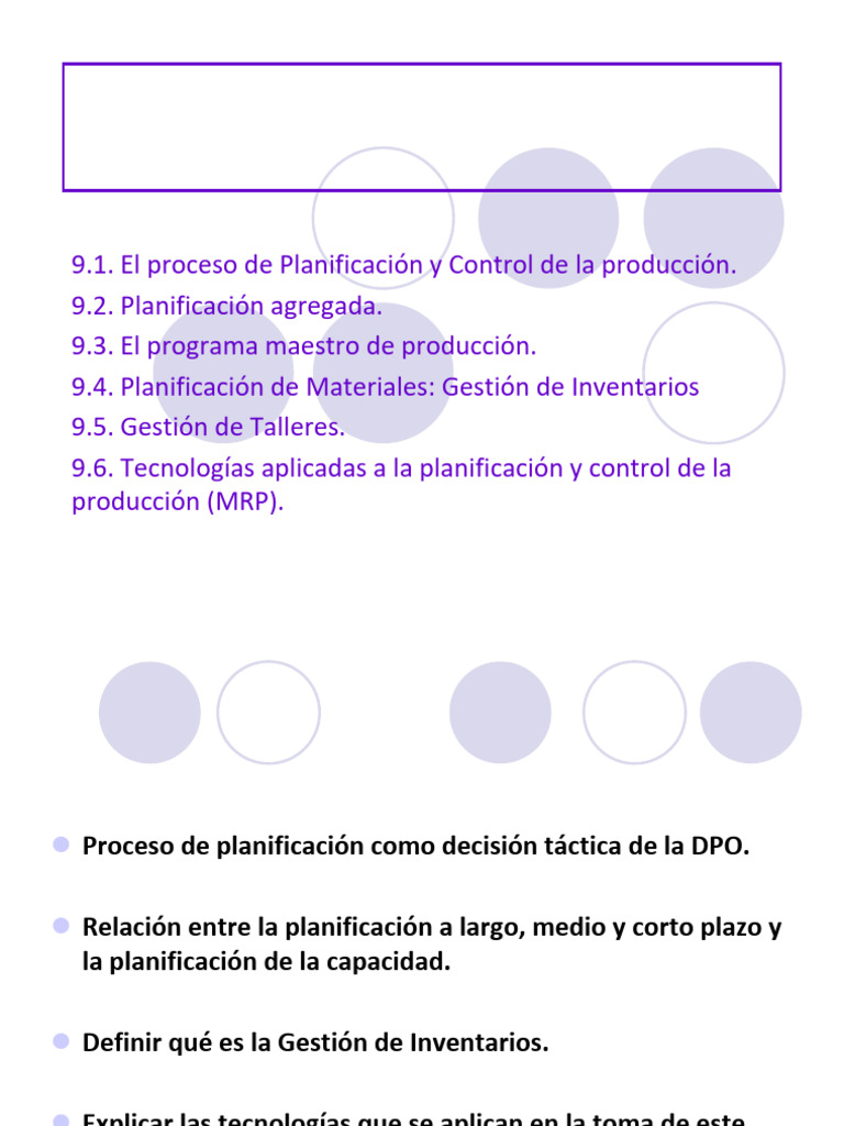 Tema 9_ Transparencias | PDF | Planificación