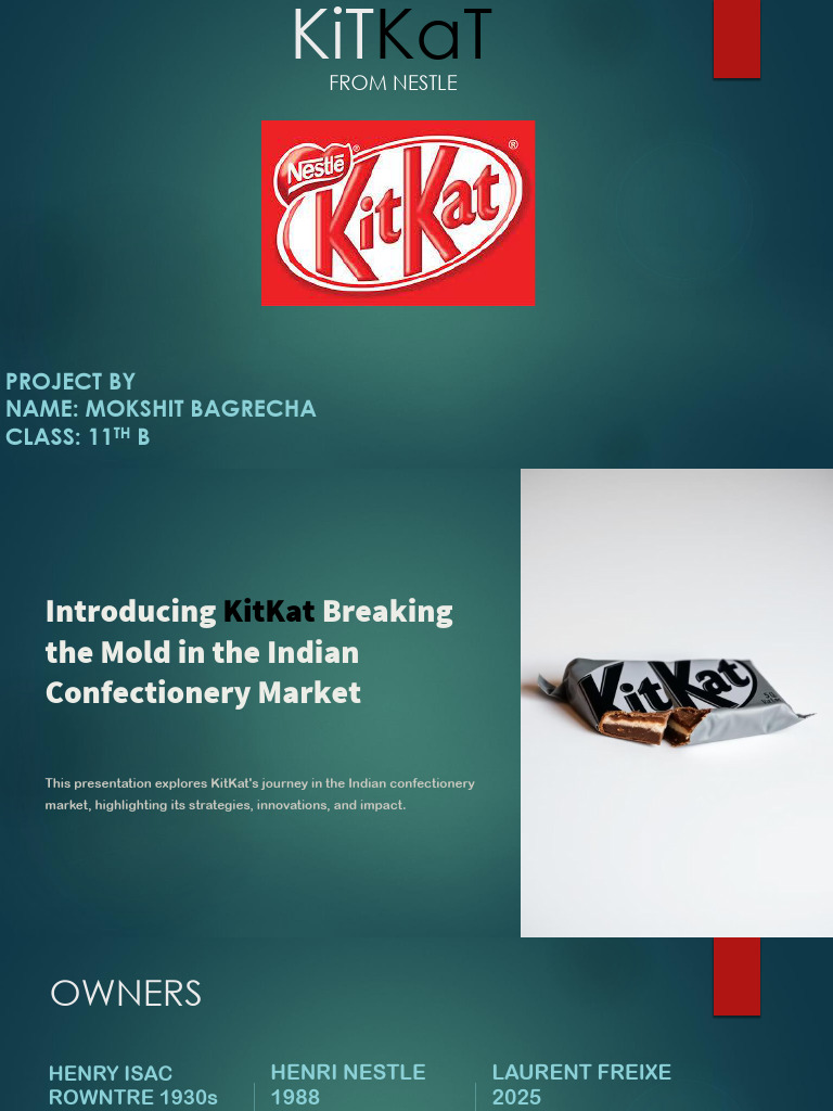 Kitkat Project by Mokshit Bagrecha (New) | PDF