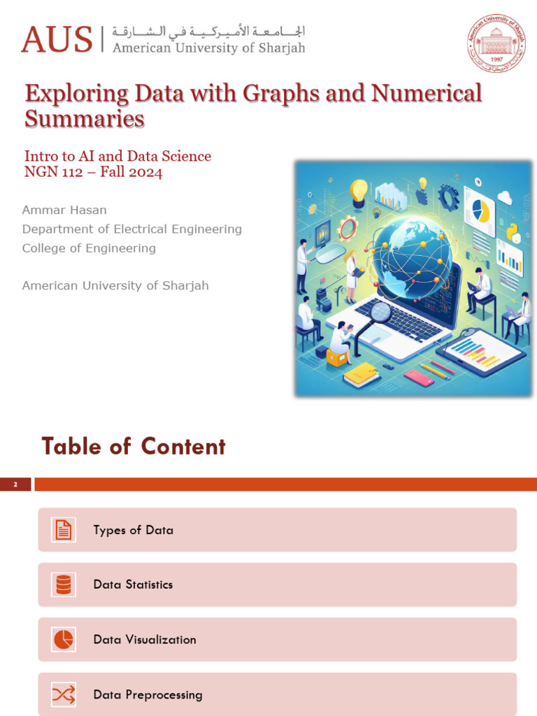 5 - Data Summaries and Visualization | PDF | Quartile | Median
