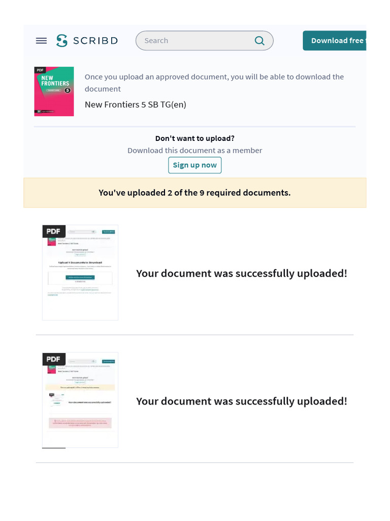 Upload A Document - Scribd 3 | PDF