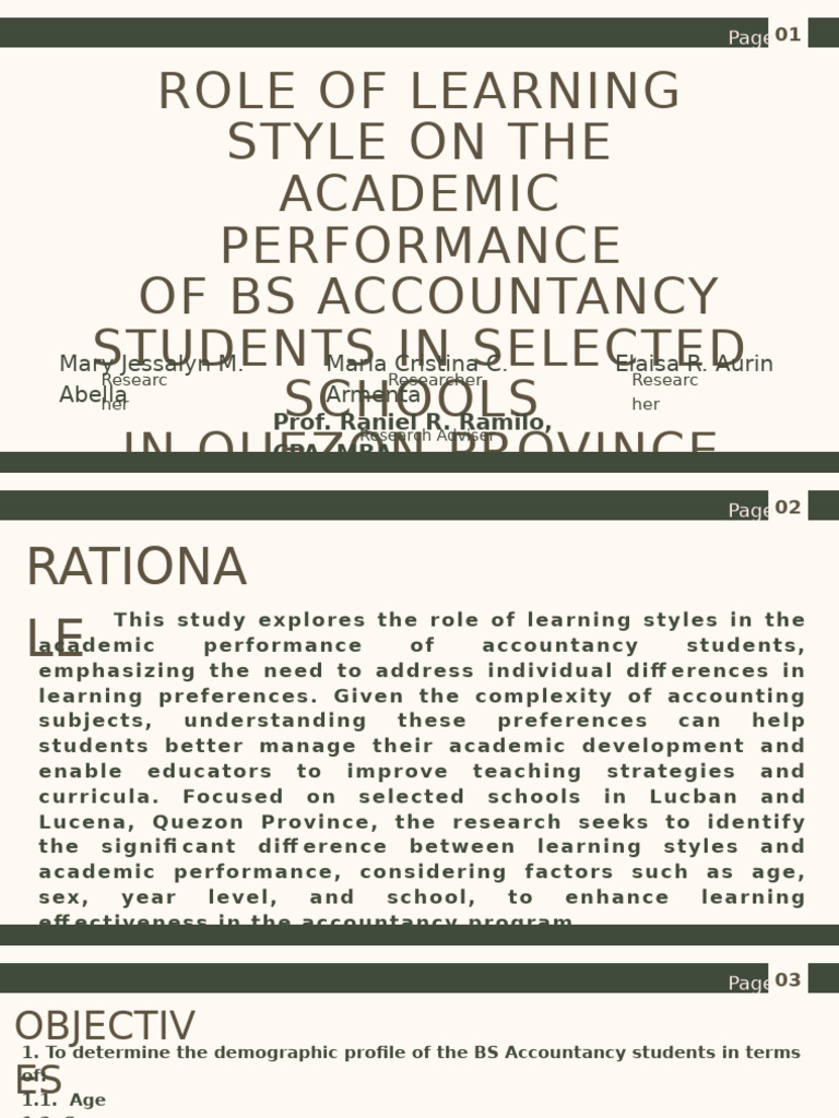 Thesis-Defense | PDF | Learning Styles | Teaching Method