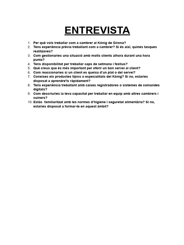 Entrevista de Feina Nabil El Matni | PDF