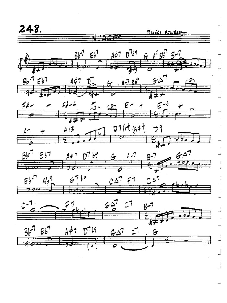 Nuages RealBook | PDF