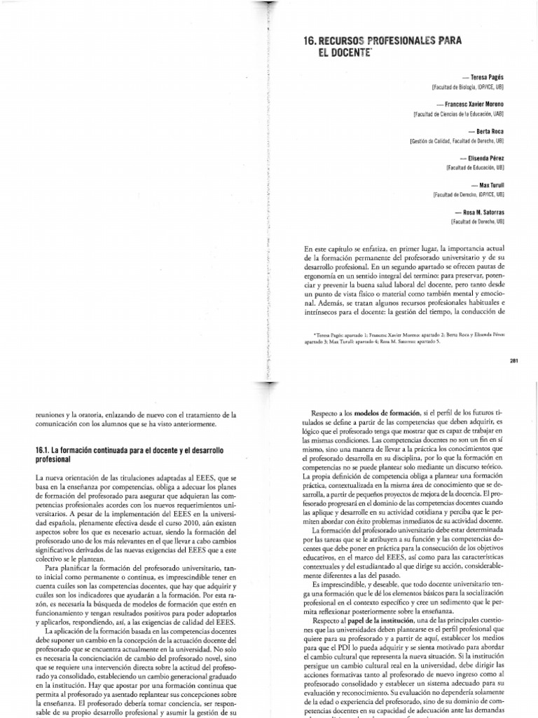 Tema IV-Recursos Profesionales para La Docencia | PDF