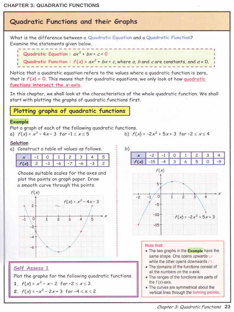 SPM AM KE F4 U03 | PDF | Quadratic Equation | Mathematical Analysis