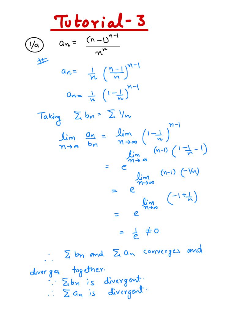 Tutorial 3 Solution | PDF | Real Analysis | Complex Analysis