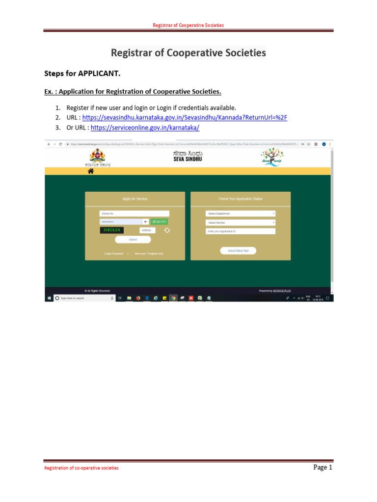Cooperative Society Registration Guide | PDF | Software | Computing