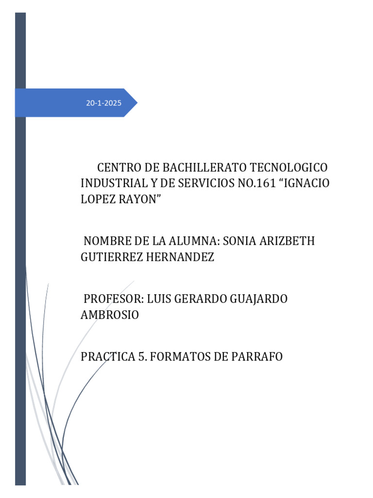 Formatos de Párrafo en Word | PDF