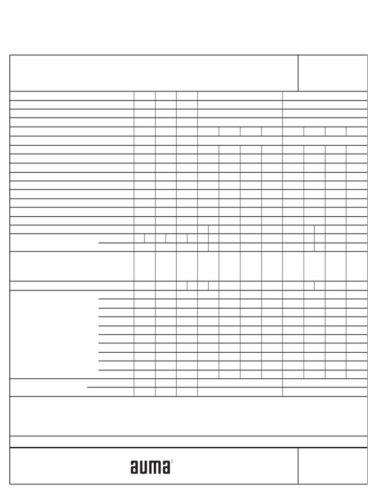 Datos Técnicos Reductores Sinfín Con Base y Palanca y Pre-Reductores. Corona de Bronce AUMA ...