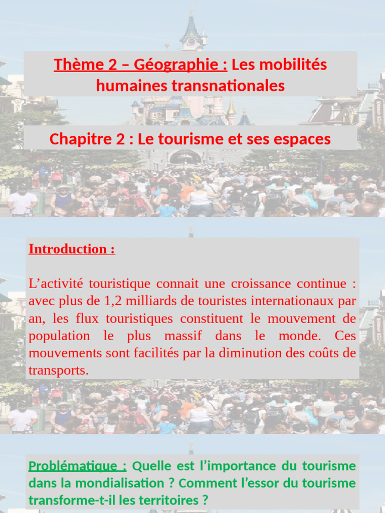 Chapitre 2 Géographie - 1 | PDF