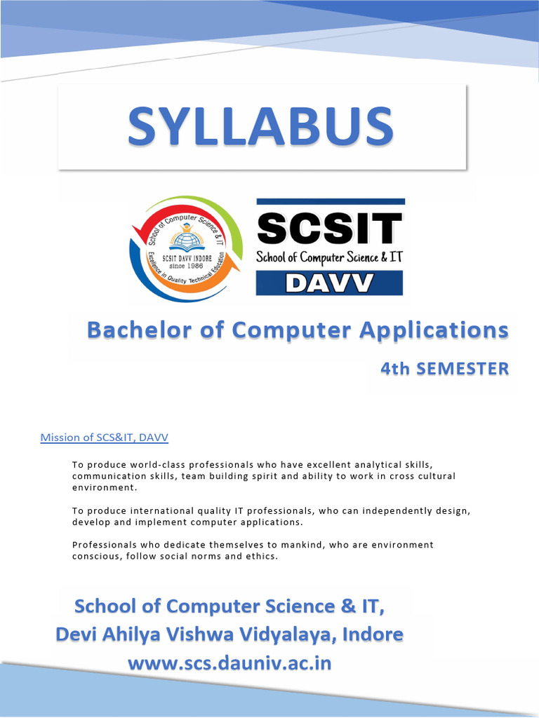 BCA 4th Sem 2022 23 | PDF | Method (Computer Programming) | Databases
