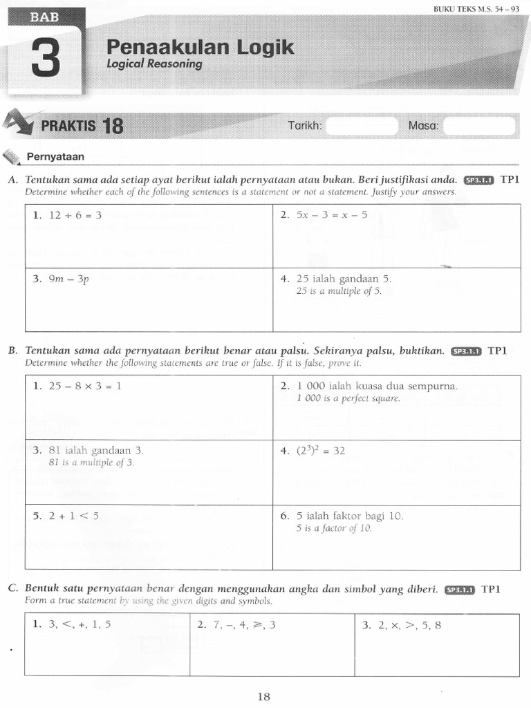 SPM MT T4 Lembaran U03 | PDF