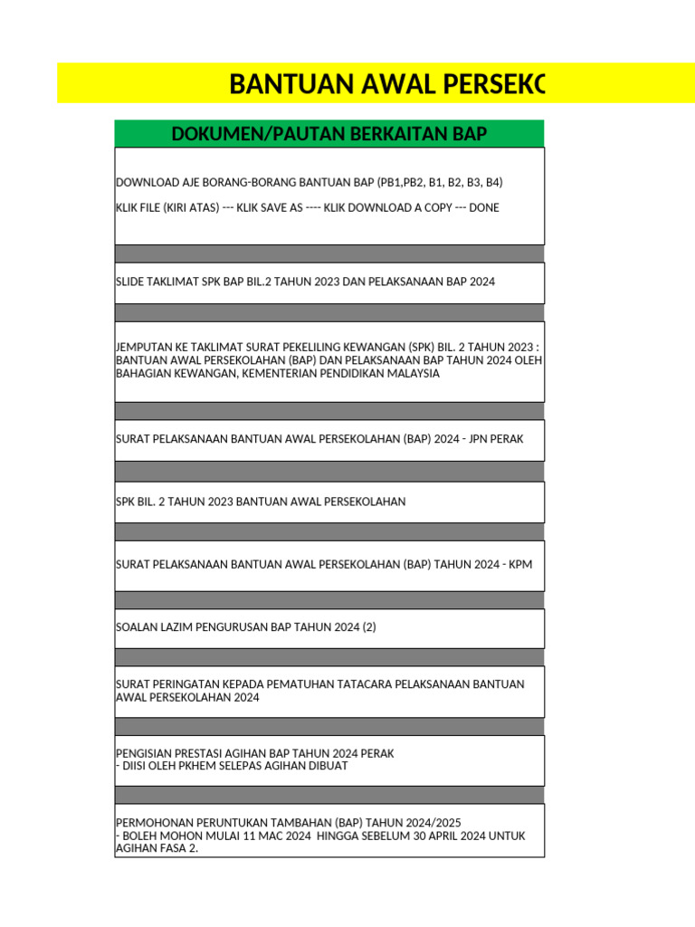 Paparan Tindakan Bap | PDF