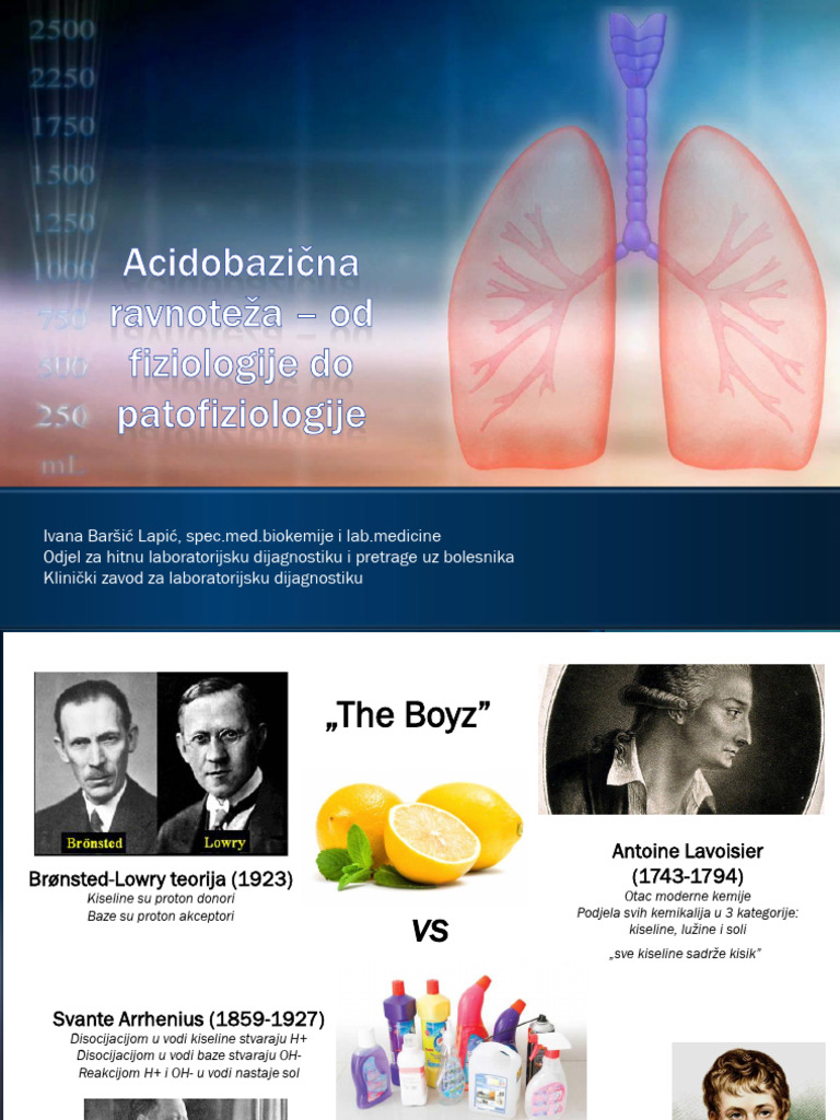 01 Acidobazicna Ravnoteza Od Fiziologije Do Patofiziologije | PDF
