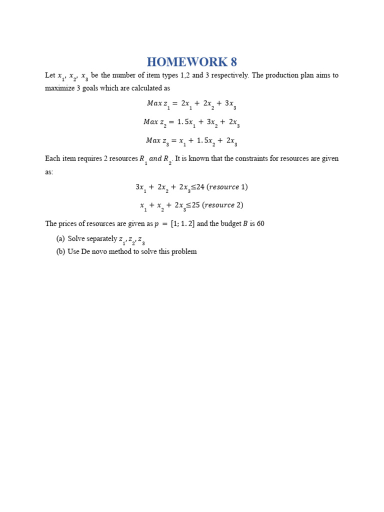 HW8 de Novo Technique.docx | PDF