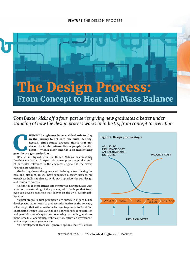 From Concept To Heat and Mass Balance | PDF