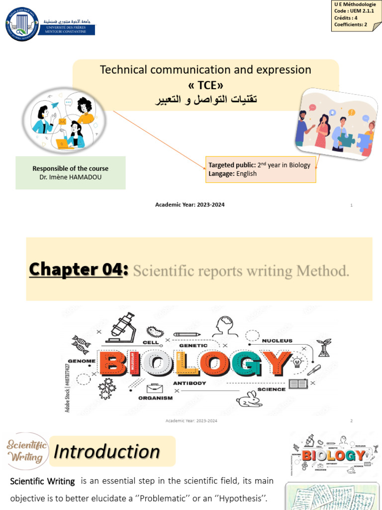 Scientific Report Writing Guide | PDF | Methodology | Science