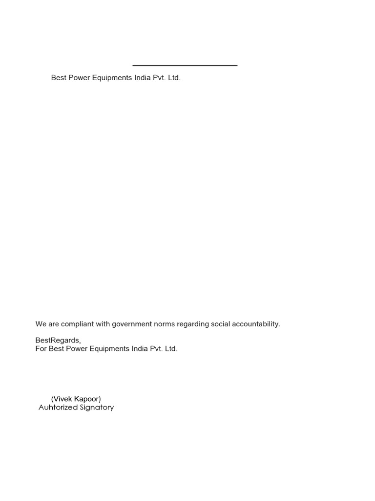 Minimum Wage and Social Accountability Letter | PDF