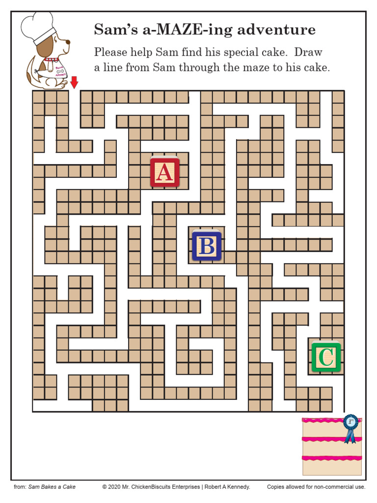 Maze Sam Cake | PDF