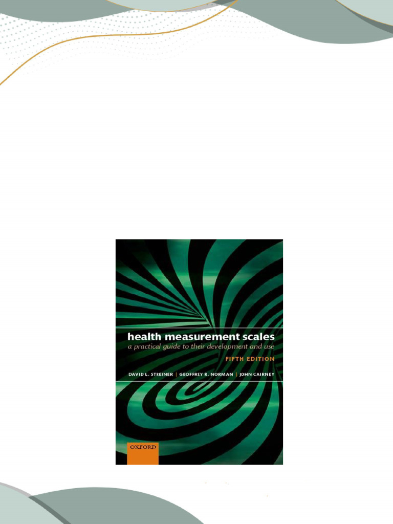 Complete (Ebook) Health Measurement Scales: A Practical Guide To Their Development and Use by ...