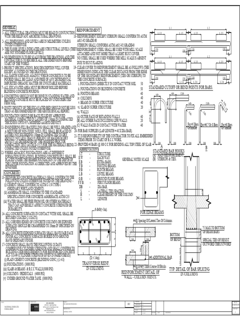 NFL - Buffer Room 2 - Structure Drawings (01!01!2022) - S-p&Wh-01 | PDF ...