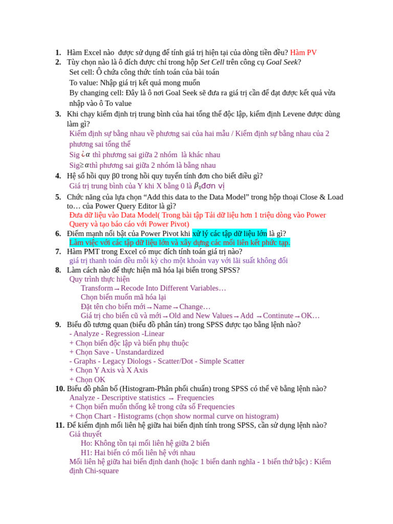 Tổng Hợp Câu Hỏi Trắc Nghiệm THUD | PDF