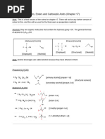 Alcohol, Ester, Carboxylic Acid PDF | PDF | Ester | Aldehyde