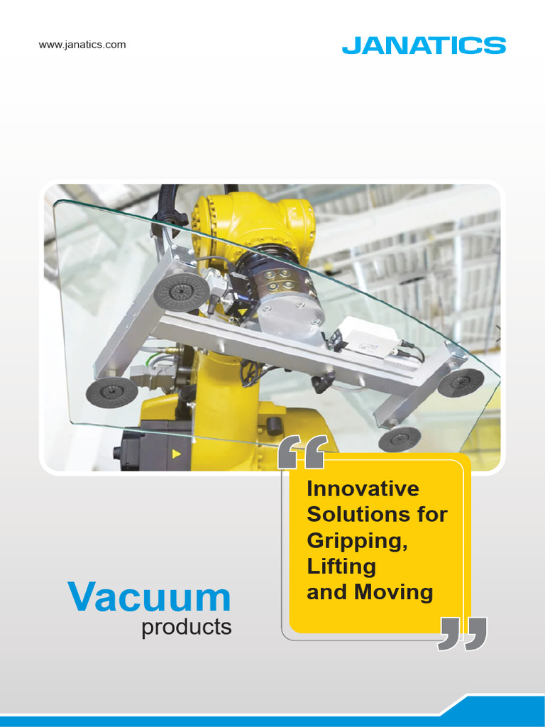 Janatics Vacuum Products Brochure | PDF | Vacuum | Secondary Sector Of ...